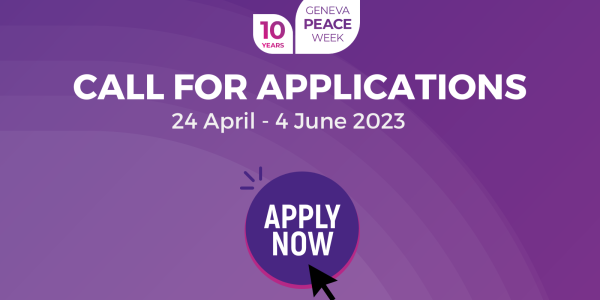 Geneva Peace Week 2023